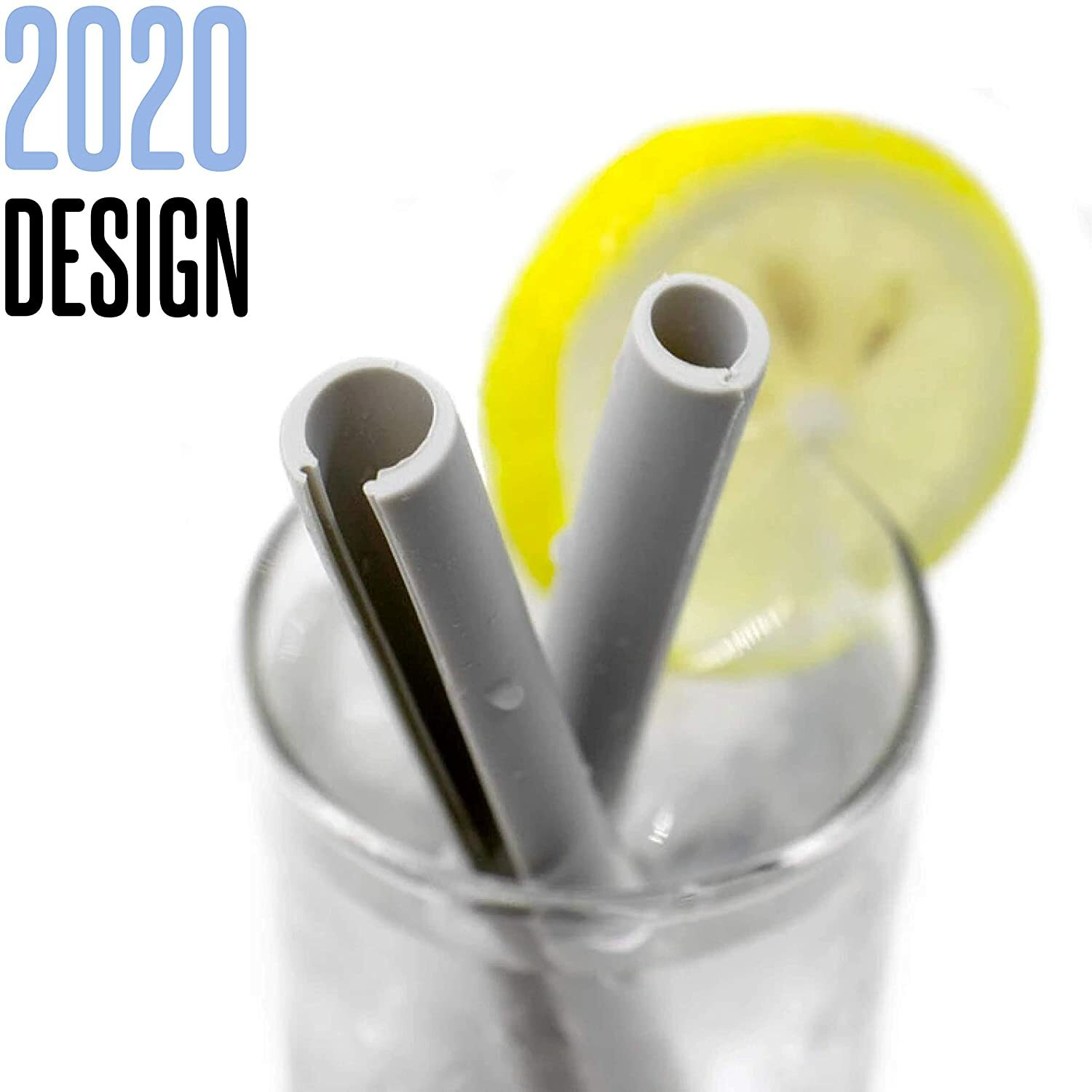 Reusable Premium Silicone Straws Openable Food Grade Drinking Straw Hot ...