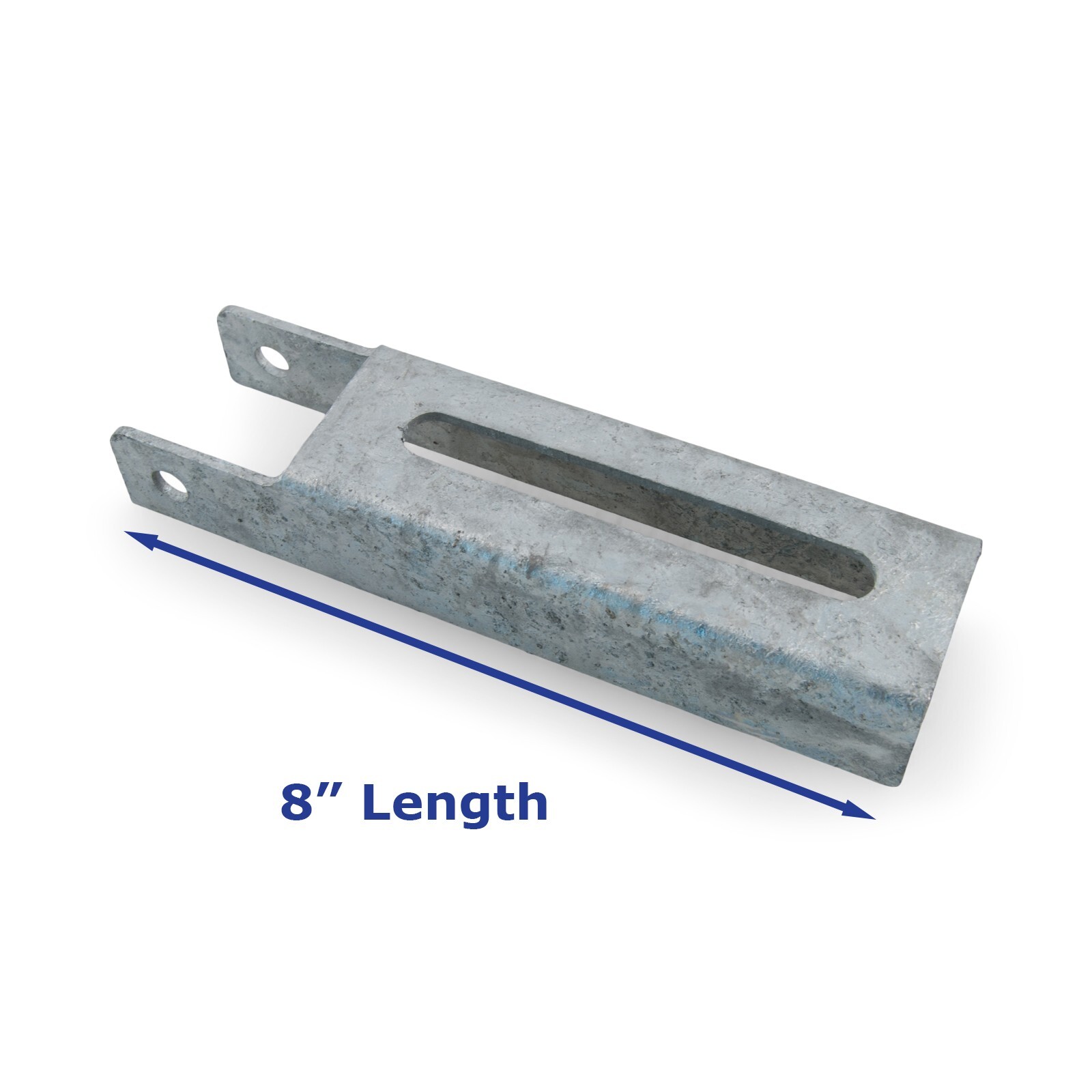 (4) 8 inch Galvanized Vertical Bunk Bracket Kit 1.5 x 3 Boat Trailer ...