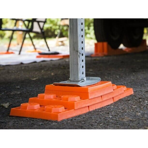 Lynx Levelers RV Leveling Blocks with Nylon Storage Case, 10 pack 6 lb ...