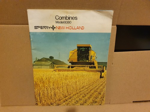 New Holland 8080 very early model combine harvester tractor brochure ...