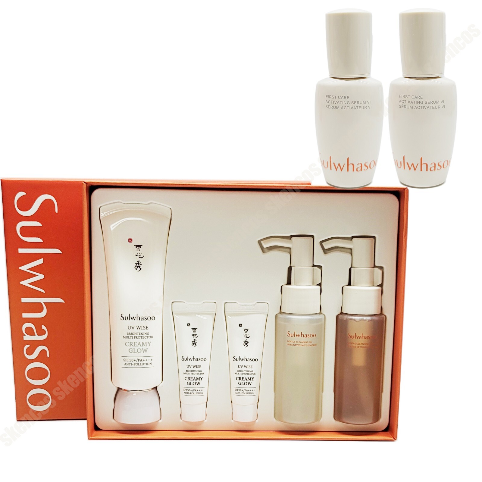 Sulwhasoo UV Wise Brightening Multi Protector Set SPF50+/Sun Cream ...