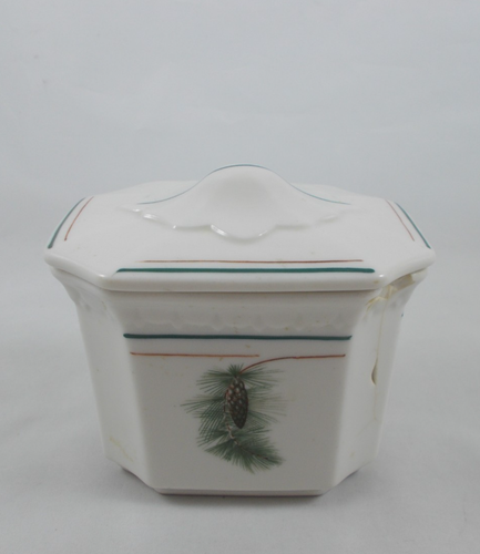 Syracuse China Pine Cone Sugar Bowl Lid ONLY Lake Placid Club ...