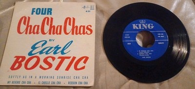 Earl Bostic•Four Cha Cha Cha RARE (NM) 7"Vinyl•EP-431•King 1st Press'63 ...
