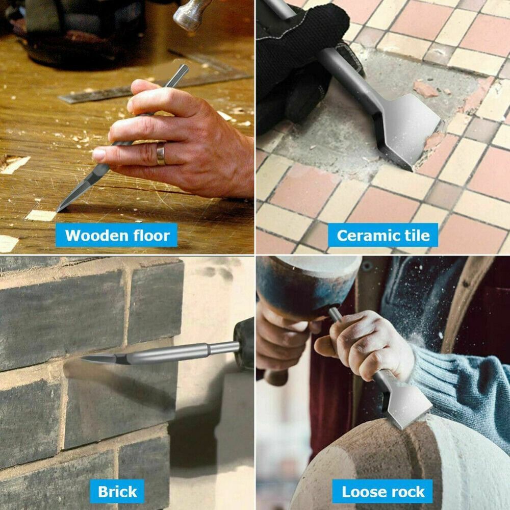 Shank Durable Drill Bits Cranked Chisel Bit Percussion Bit Electric ...