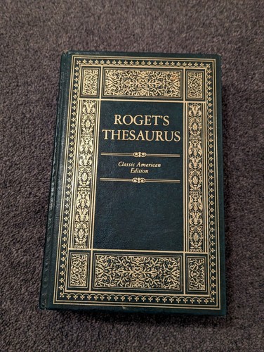 ROGET'S THESAURUS Classic American Edition - Peter Mark Roget 1979 | eBay