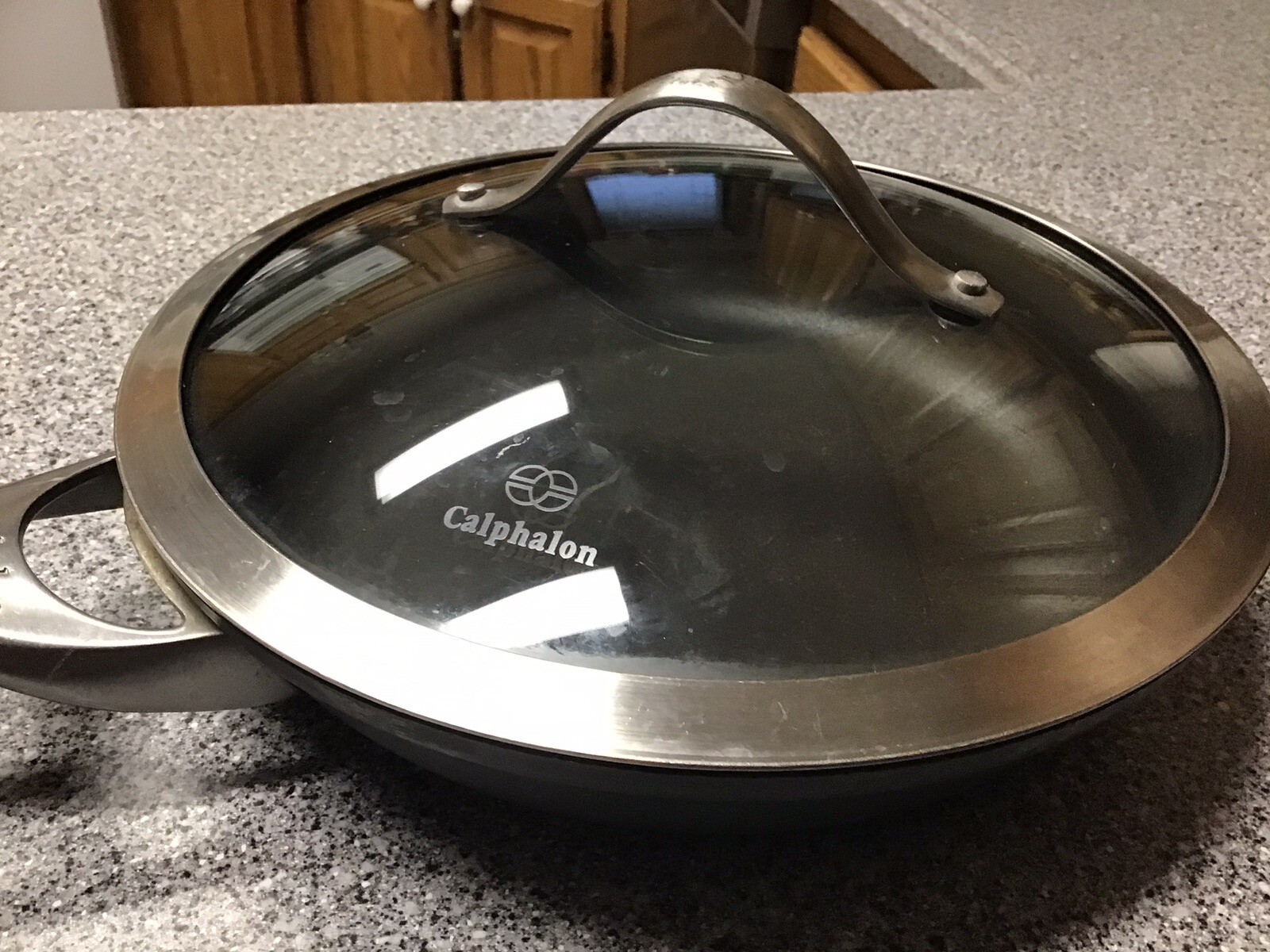 Calphalon 1390 10" Frying Pan Skillet Hard-Anodized Aluminum W/Lid | eBay