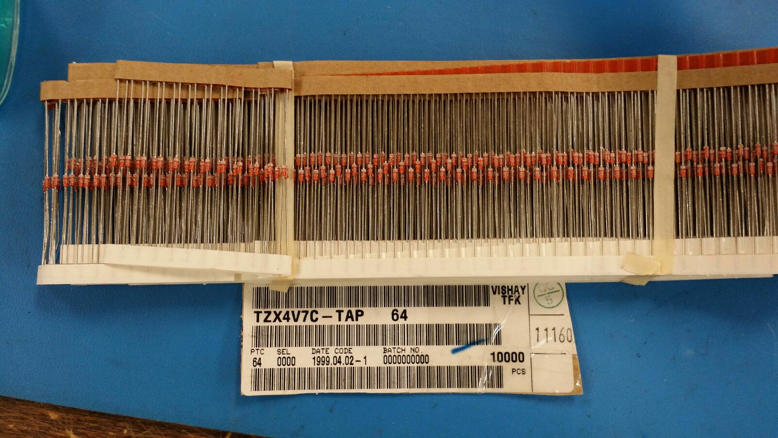 (75 PCS) TZX4V7C VISHAY VISHAY Diode Zener Single 4.7V 2% 500mW 2-Pin DO-35 Ammo | eBay