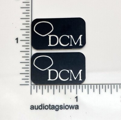 DCM Time Window - Time Frame Speaker Badge Logo Custom Pair | eBay