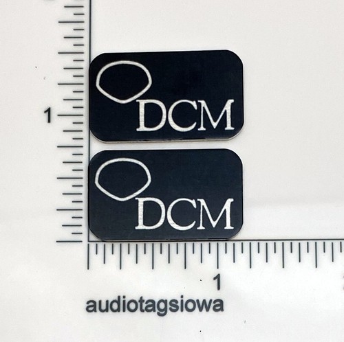 DCM Time Window - Time Frame Speaker Badge Logo Custom Pair | eBay