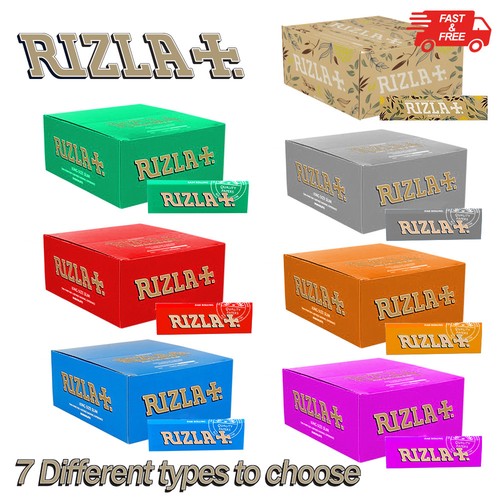 RIZLA RED SILVER GREEN BLUE NATURA PINK Regular Original Rolling Paper ...