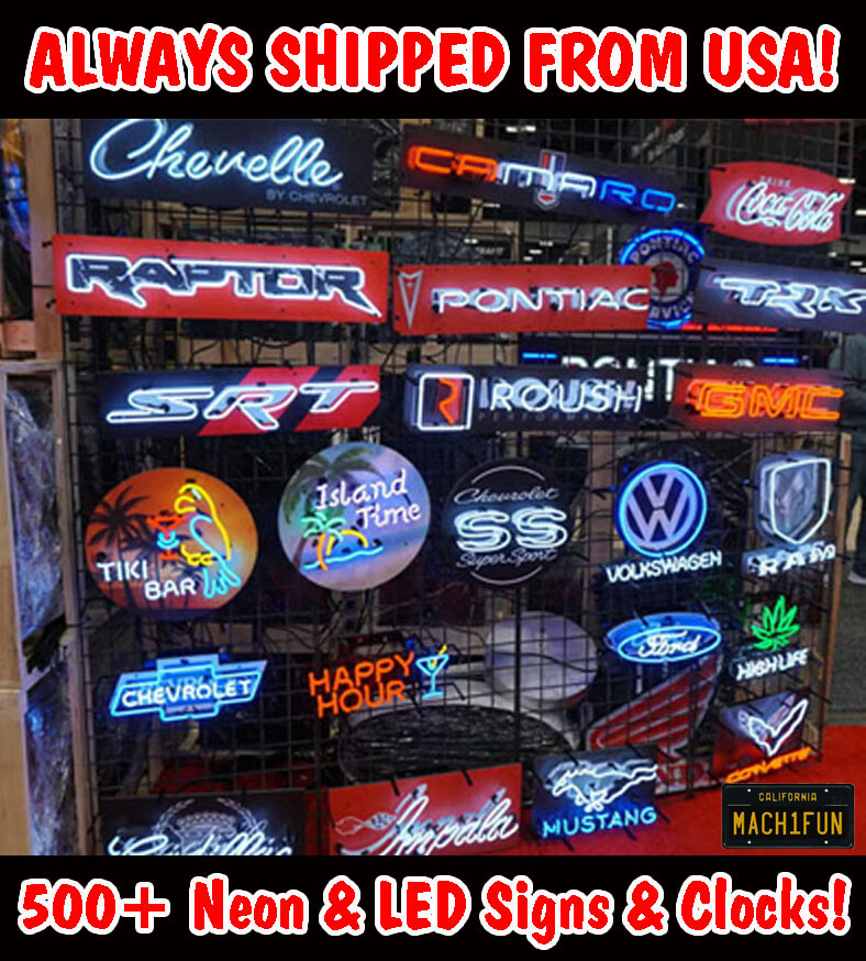 BIG Neon Sign - NHRA Speed For All 58" * Ships FREE to USA by Truck ...