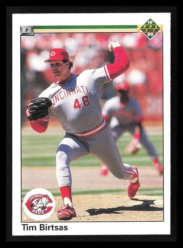 Tim Birtsas 1990 Upper Deck #137b Cincinnati Reds | eBay
