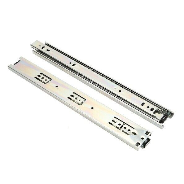 10-24'' Pair Heavy Duty Drawer Runners Fully Extension Ball Bearing ...