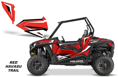 AMR Racing Polaris RZR 900 Trail Lower Door Inserts Graphic Decal Kits ...