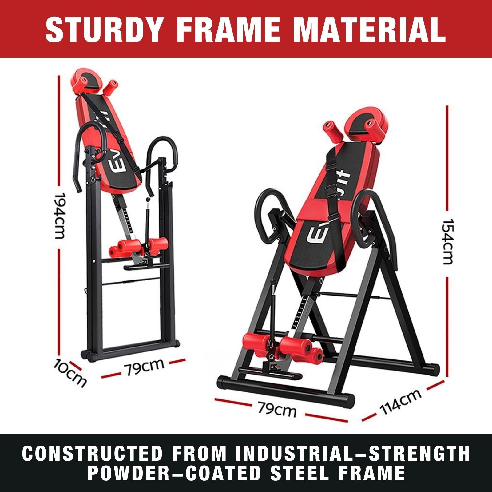 Truvana Inversion Table Gravity Stretcher Inverter Foldable Home ...