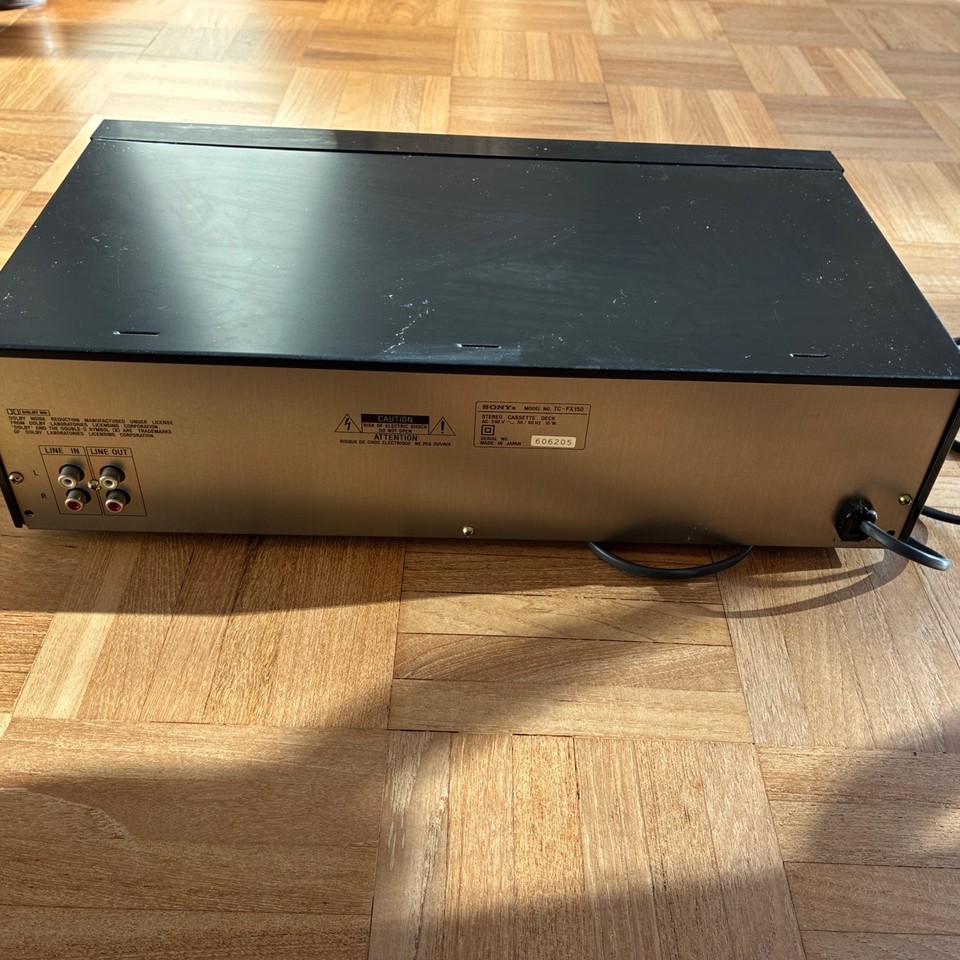 Sony Cassette Deck TC-FX 150 please read | eBay UK