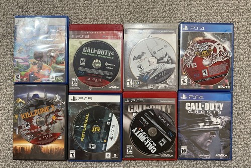 PS Game Bundle, PS5 Returnal, BO3 Arkham PS3, GHero PS3, COD4 PS3, Killzone PS3 | eBay