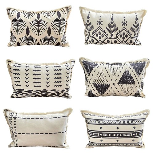 Rectangular Sofa Cushion Waist Pillow Cushion Personality Pillow Double ...