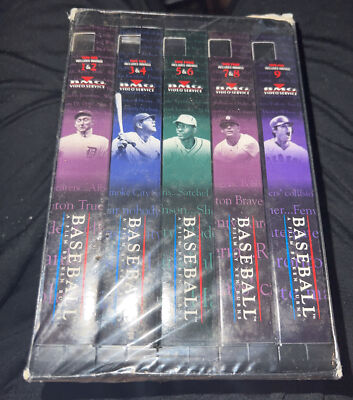 BASEBALL: A Film By Ken Burns 9 Inning VHS Video Tape Boxed Set Brand ...