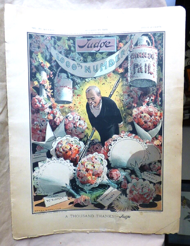 JUDGE Magazine December 15, 1900 Vol #39 1,000th Number Political Humor ...