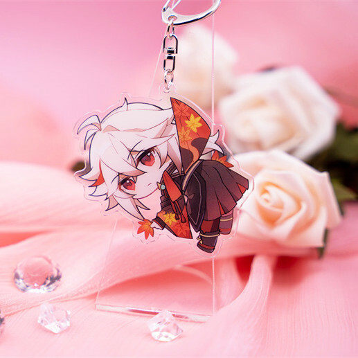 Genshin Impact Kazuha Hanging Keychain Kaedehara Kazuha Acrylic Keyring ...