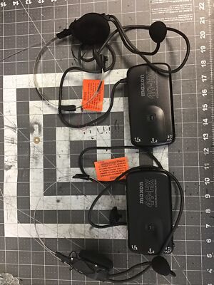Maxon Hands Free (Lot Of 2) 49 MHz FM Two Way Radio Model: 49-HX(LP05S ...