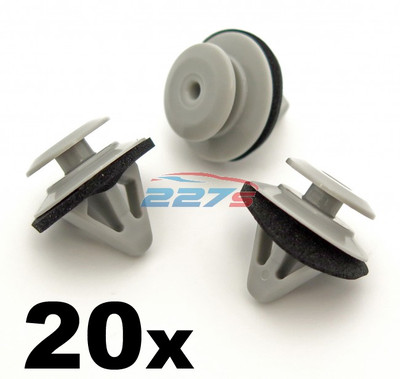 20x Side Skirt, Sill Cover & Door Moulding Trim Clips for Mazda 6 ...