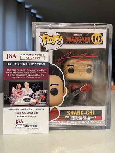 SIMU LIU -Marvel Shang Chi Signed/Autographed Funko Pop JSA -COA | eBay