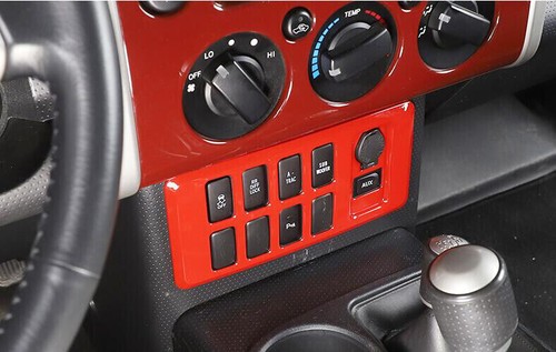 Frame Trim ABS Red 1PCS Console Driving Switch For Toyota FJ Cruiser ...