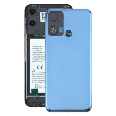 For Infinix Smart 6 Plus India X6823 Original Battery Back Cover blue ...