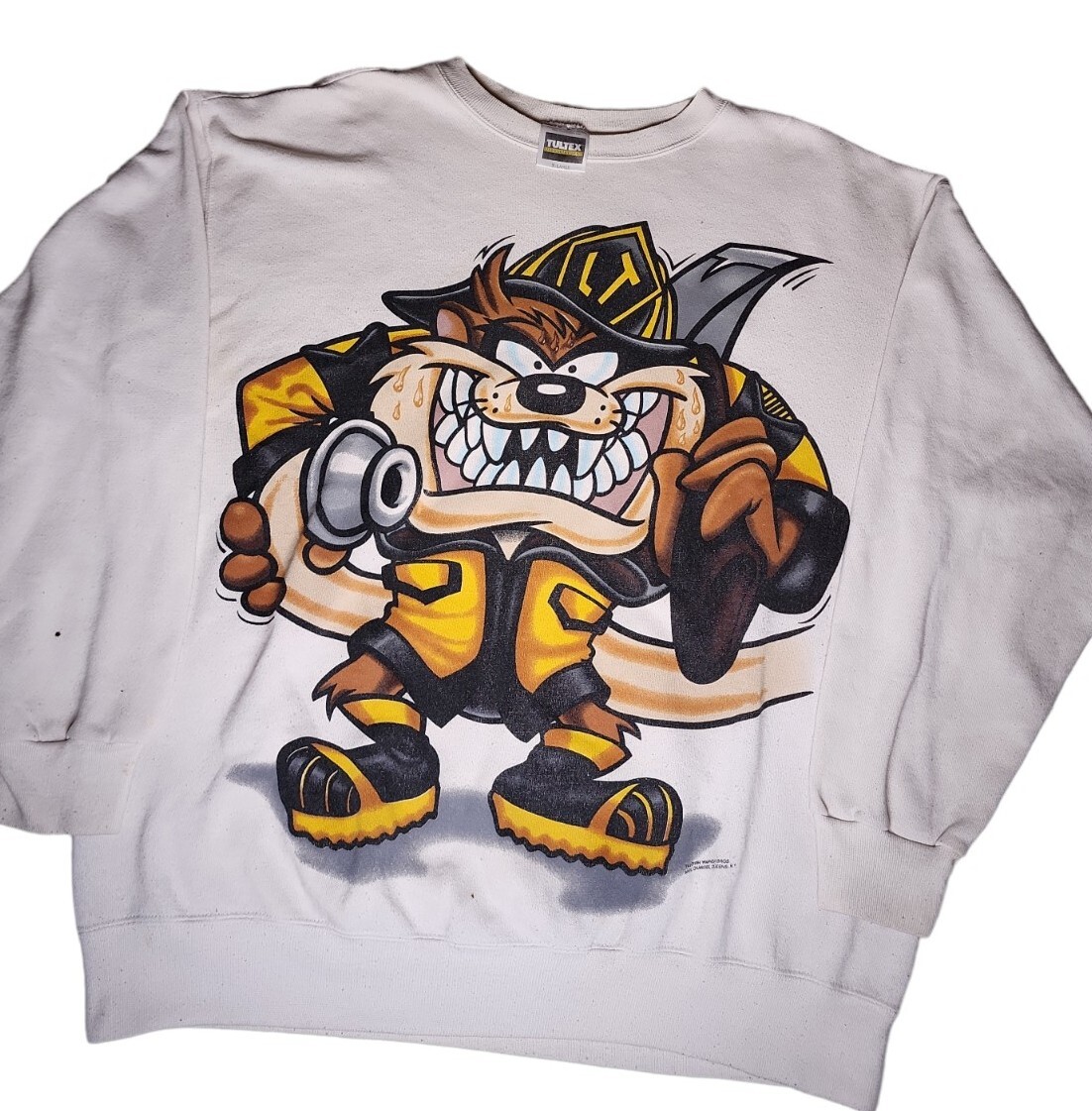 Vintage RARE🔥 1994 Taz Firefighter Looney Tunes Dou… - Gem