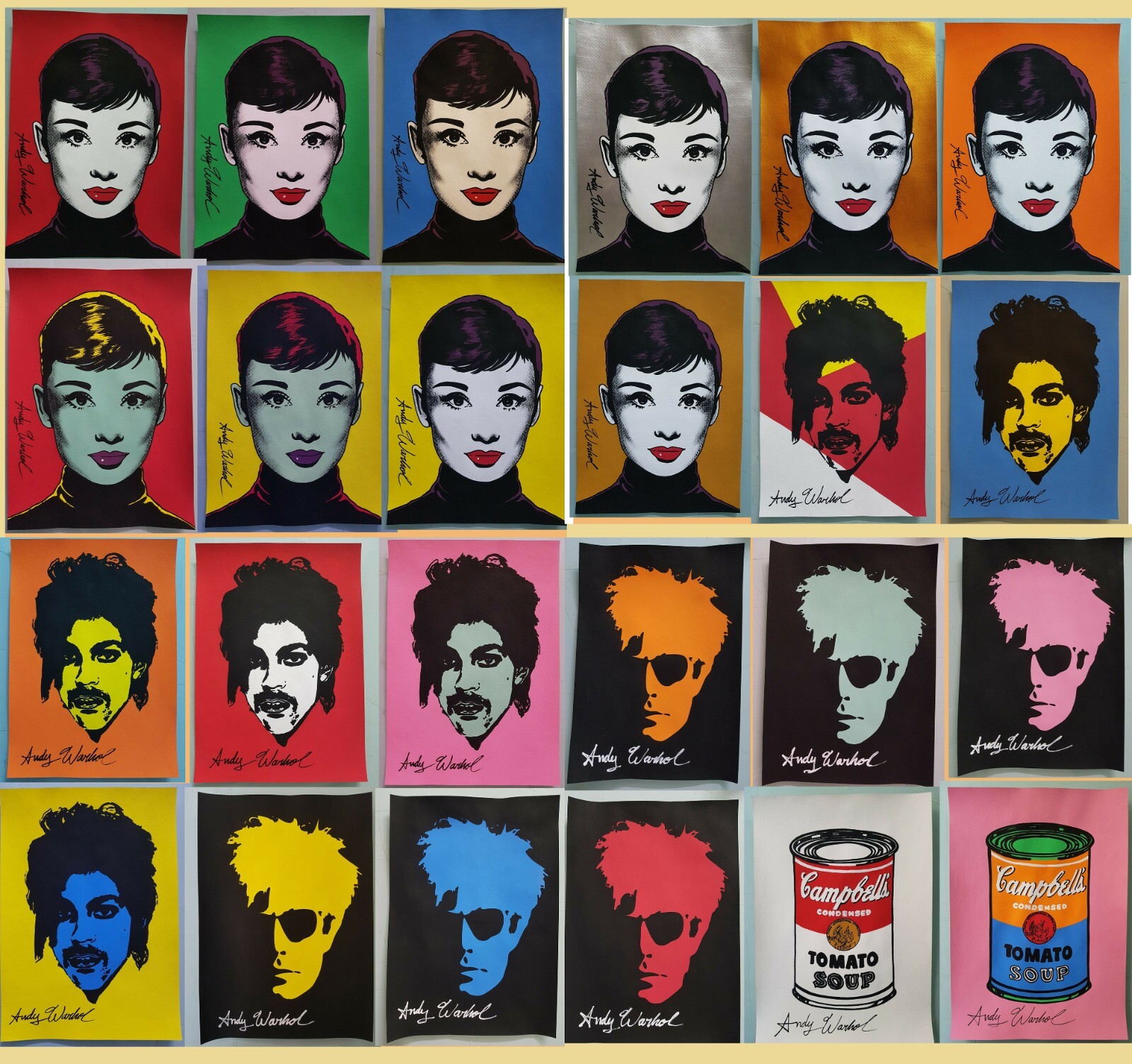 Andy Warhol Famous Pop Art Paintings