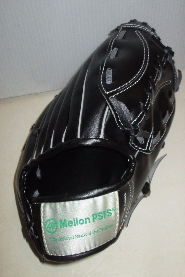 PHILADELPHIA PHILLIES KIDS SIZE SGA BASEBALL GLOVE NYLON STITCH MELLON ...