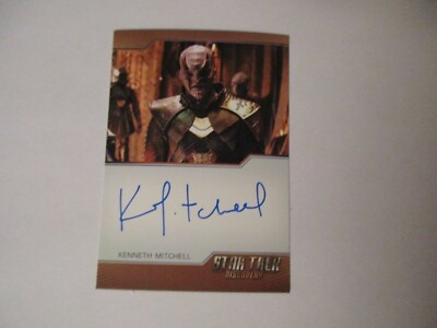 Star Trek Discovery Season Two KENNETH MITCHELL as * KOL * Autograph ...