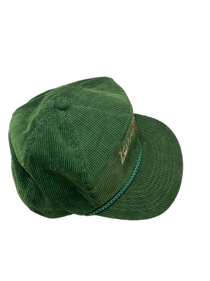 Hunting An American Tradition Hat Cap Corduroy Youngan Snapback Green ...