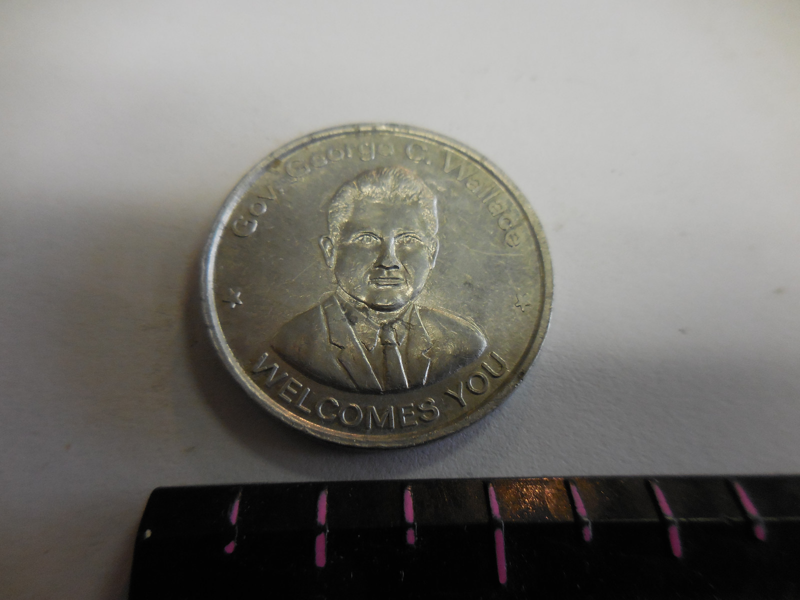 ALABAMA GOVERNOR GEORGE WALLACE WELCOMES YOU TOKEN | eBay