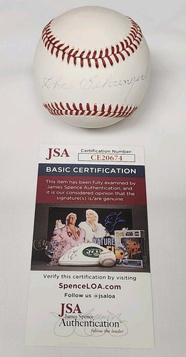 Charles Chas Gehringer Signed Rawlings Official American League Baseball JSA COA | eBay