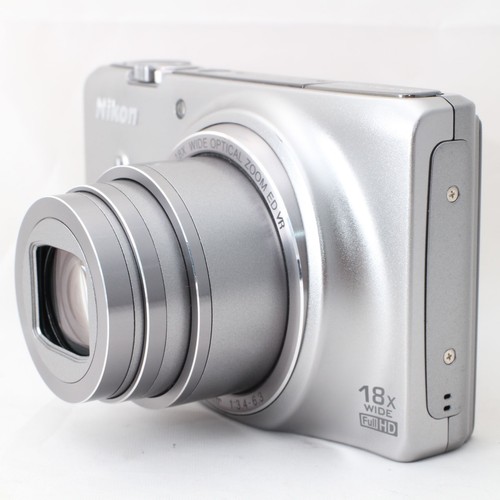 Nikon COOLPIX S9400 Silver Digital Camera 18.1MP 18x Zoom Full HD ...
