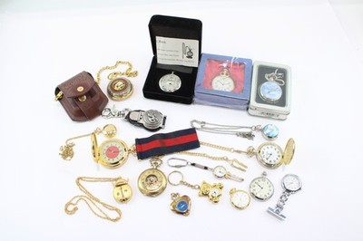 Job Lot Assorted Quartz Pocket & Fob Watches UNTESTED | eBay UK