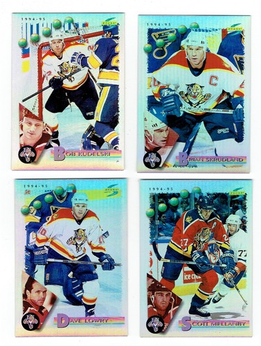 1994-95 Score Platinum Team Set Florida Panthers 8 Card Set | eBay