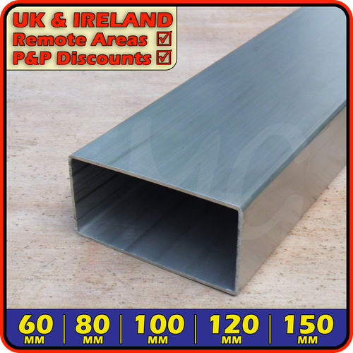 Stainless Steel Rectangular Tube Box Section 60mm 80mm 100mm 120mm ...