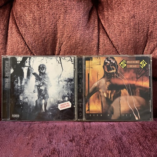 Machine Head 2 CD Lot Burn My Eyes Through The Ashes Of Empire Roadrunner Metal | eBay