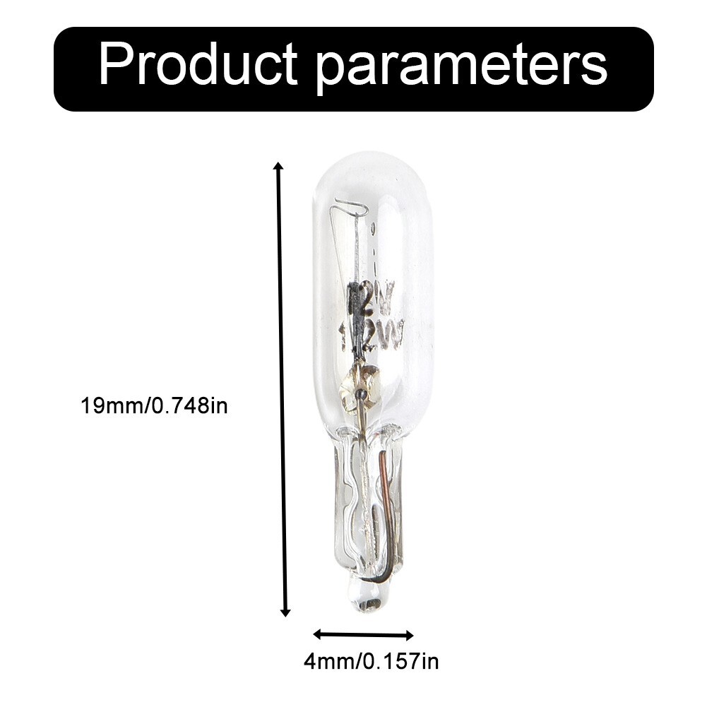 Parts Bulbs Car Dashboard Light Fittings Instrument Panel Bulb Kit T5 ...