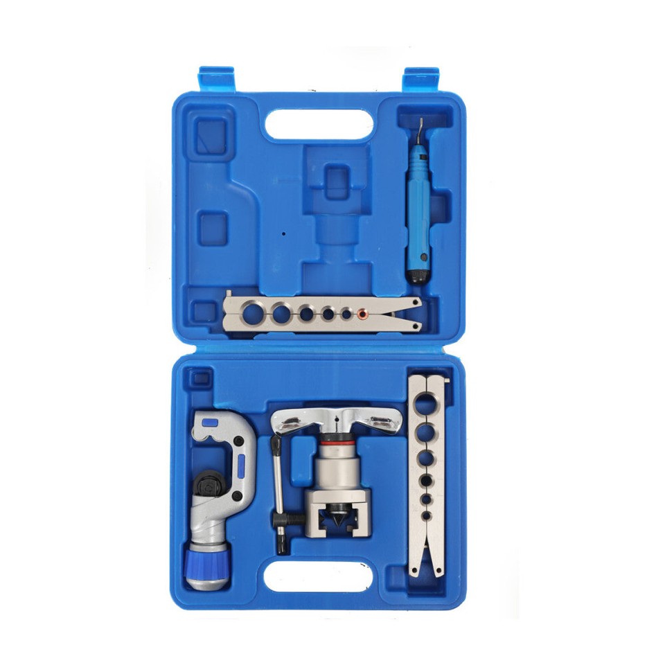 Flaring Tool Kit 1/4”-3/4” HVAC Single Flare Tool 45° Eccentric Tube ...