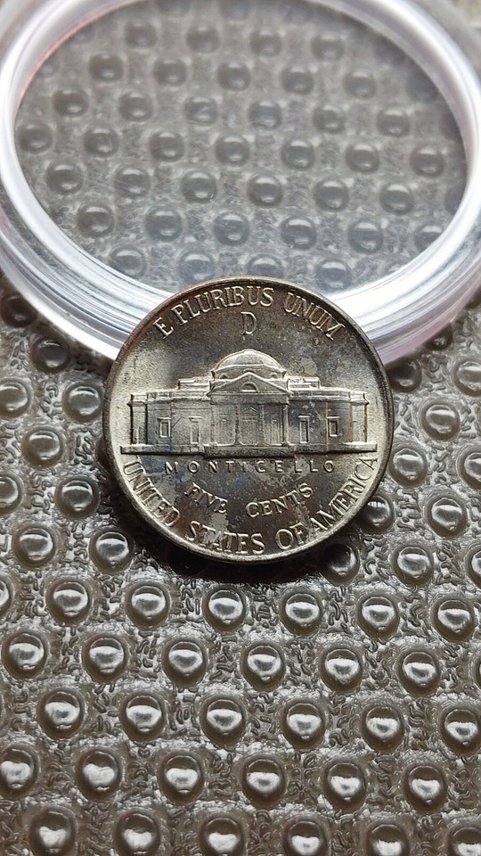 1945 D Wartime WW2 Silver Jefferson Nickel Choice BU Uncirculated Y471 ...