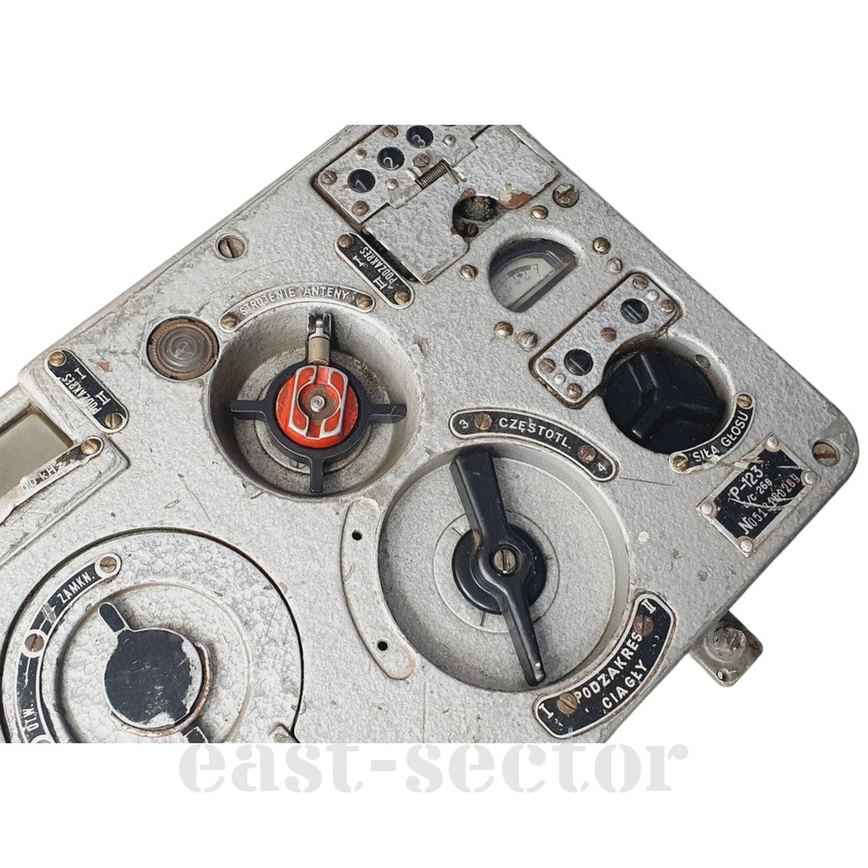 Rare R-123 Soviet Russian Tank Radio Station Polish Version Cold War ...