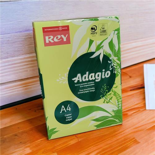 REY Adagio Coloured Paper A3 A4 80/120/160gsm Blue Red Green Yellow ...