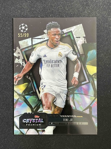 Vini Jr. 2023-24 Topps Crystal Premium UEFA Purple 55/99 #11 | eBay