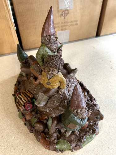 Retired Tom Clark, The 7 Up Gnomes with Turtle Statue Sculpture (NIB ...