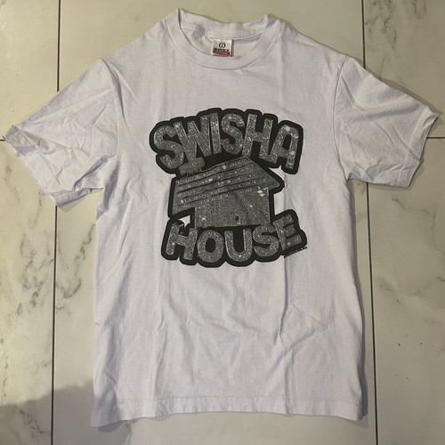 Vintage Swisha House Iced Out Diamonds Rare Rap Tee 90s Shirt Size ...